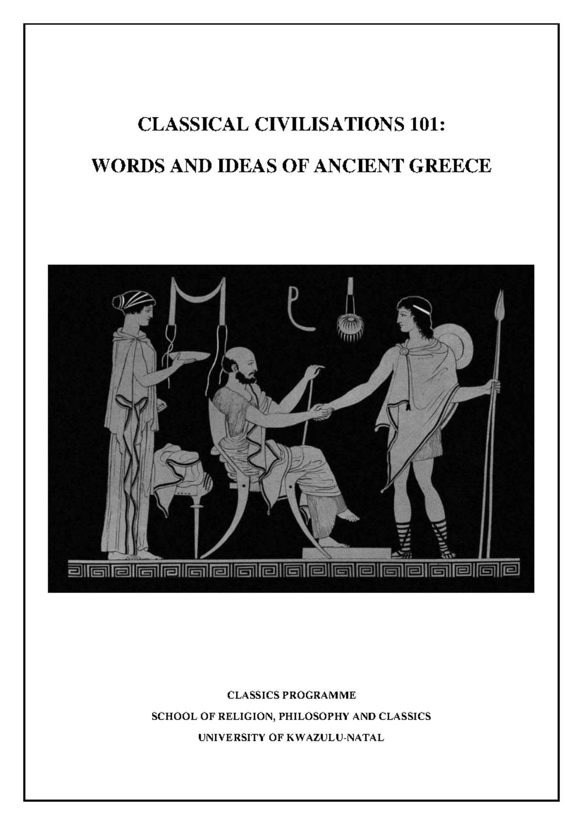 CCC101 Chapter 1: Foundations of Classical Civilizations - Studocu