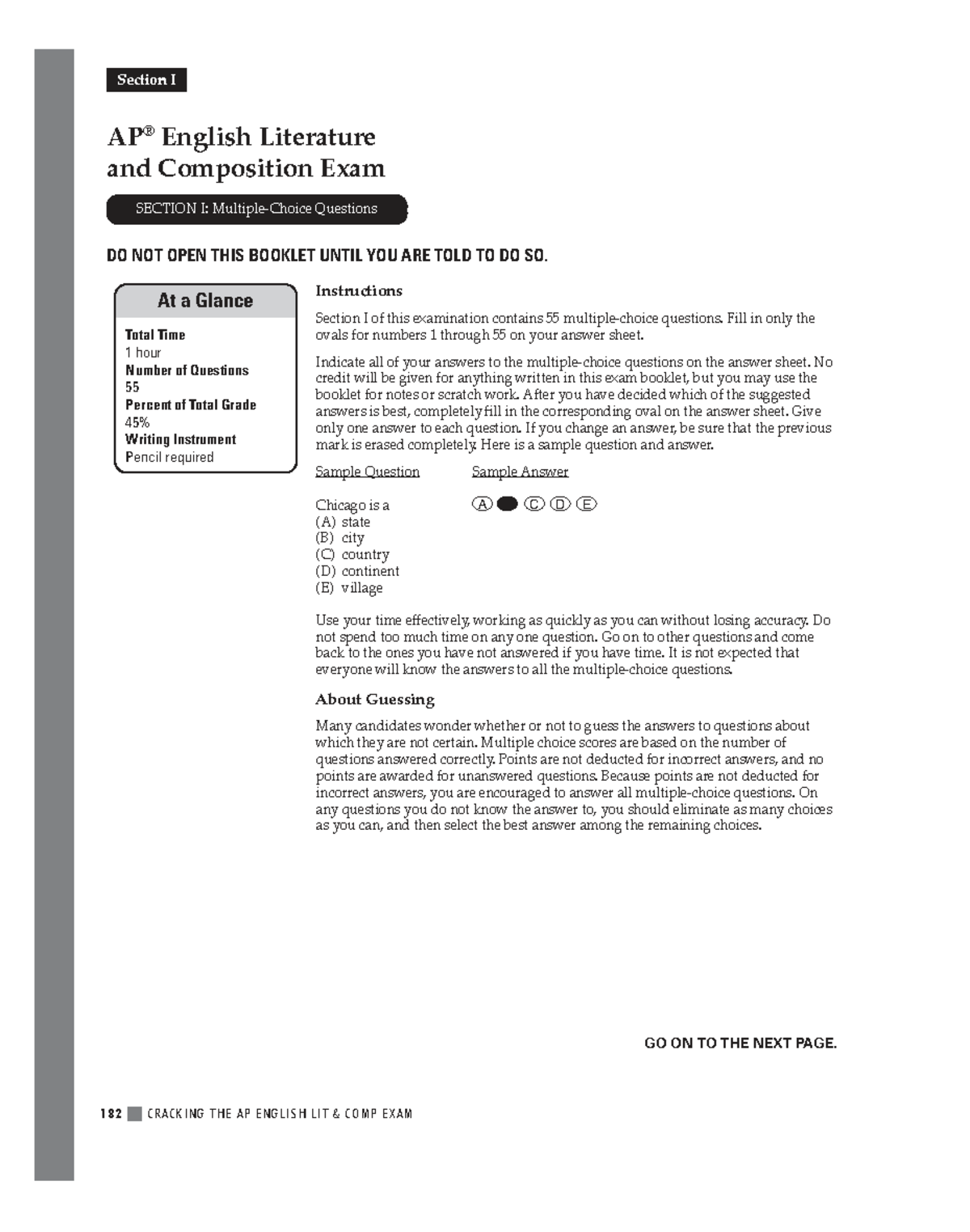 AP English Literature & Composition Exam Practice Test 2 - Studocu