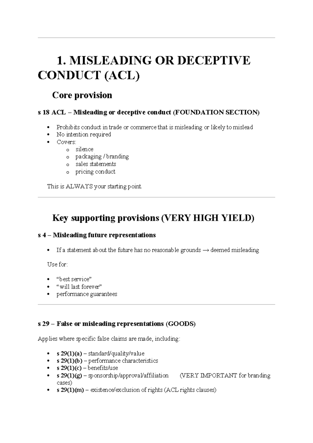 **Title: COMP & CONSUMER LAW: Misleading Conduct & Vertical Agreements ...