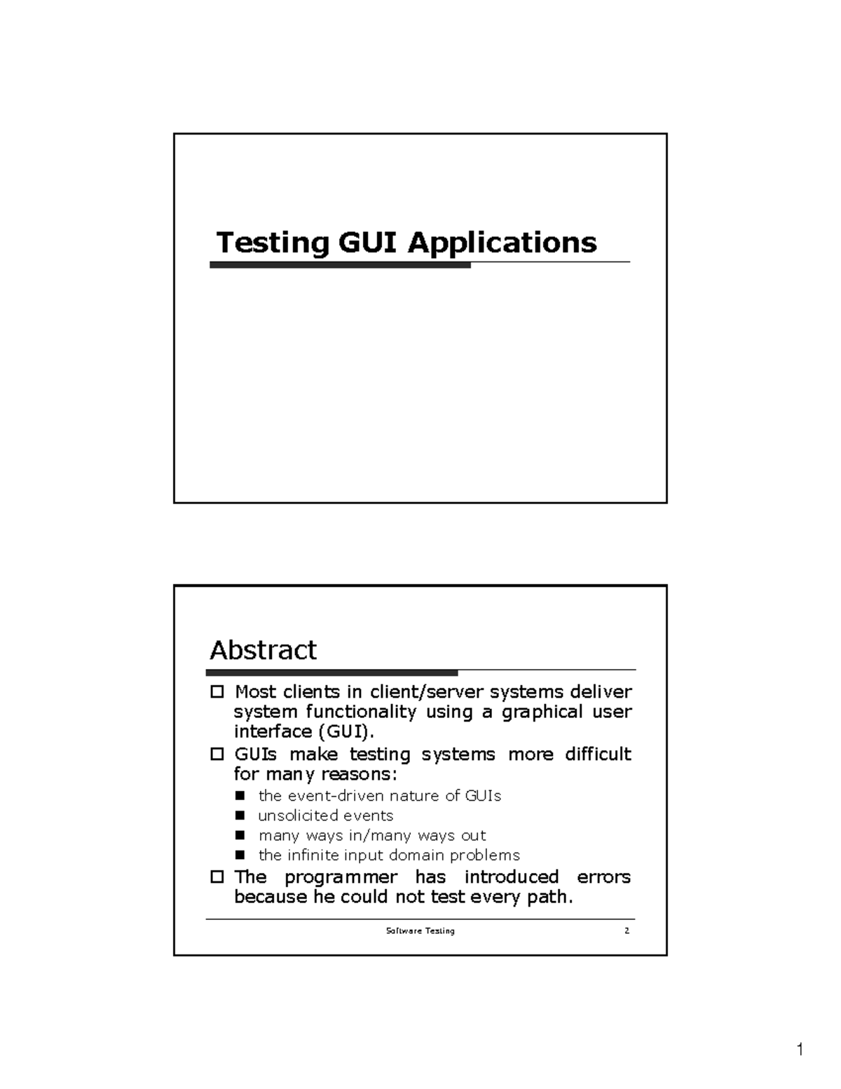 Testing GUI Applications: Challenges and Strategies in Software Testing ...