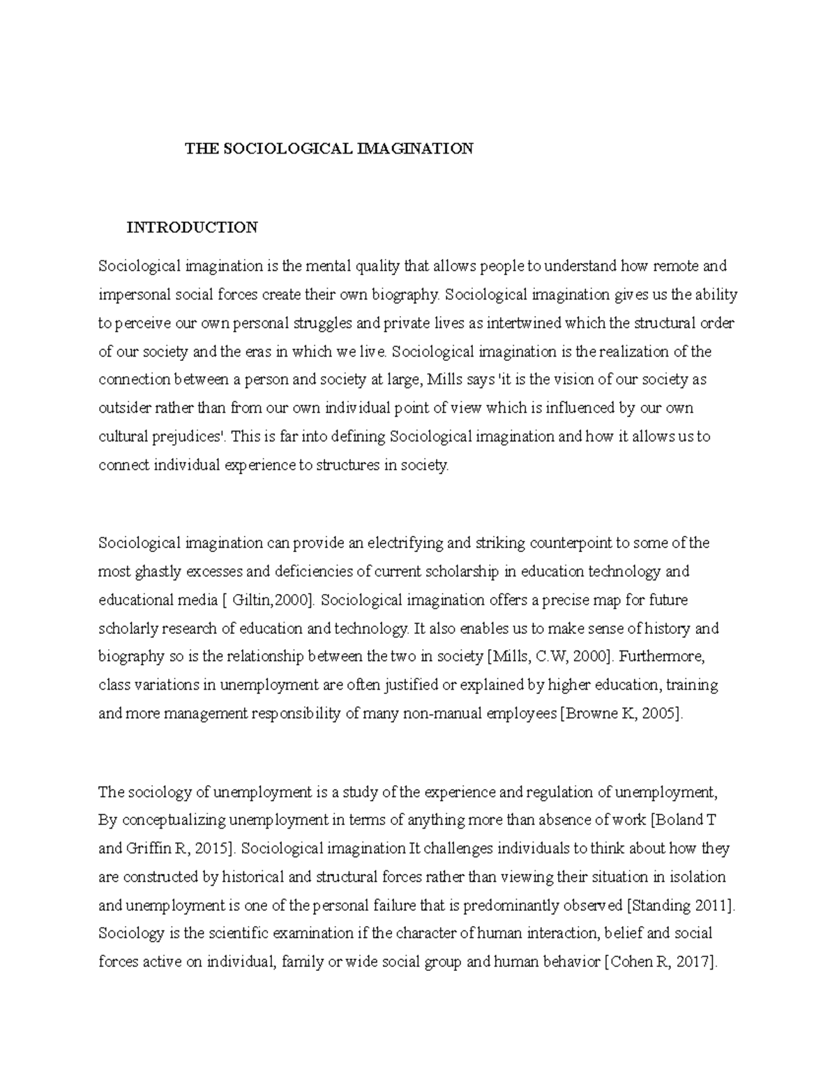 Sociology 101: Understanding Sociological Imagination and Its Impact ...
