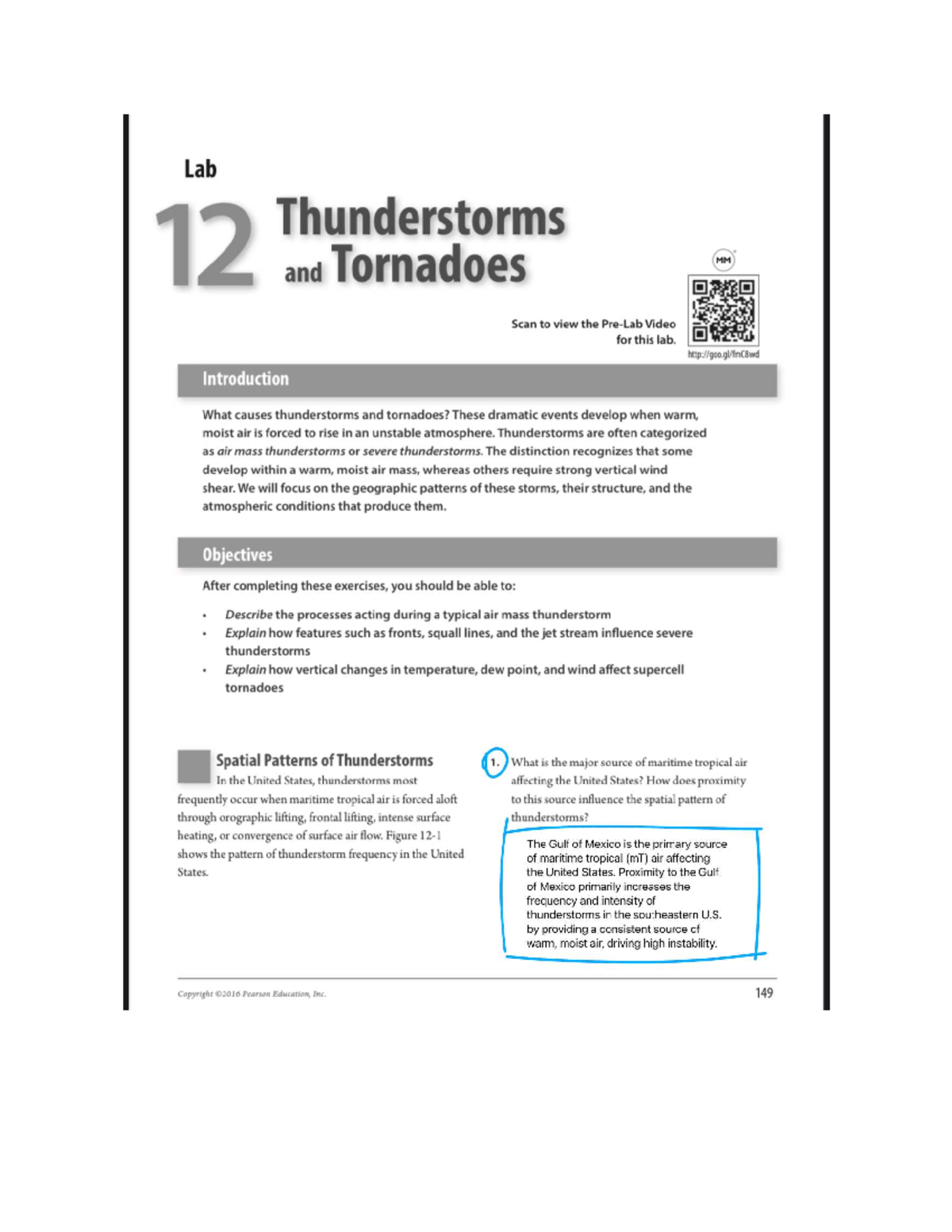 Lab 12: Thunderstorms and Tornadoes - Understanding Severe Weather ...