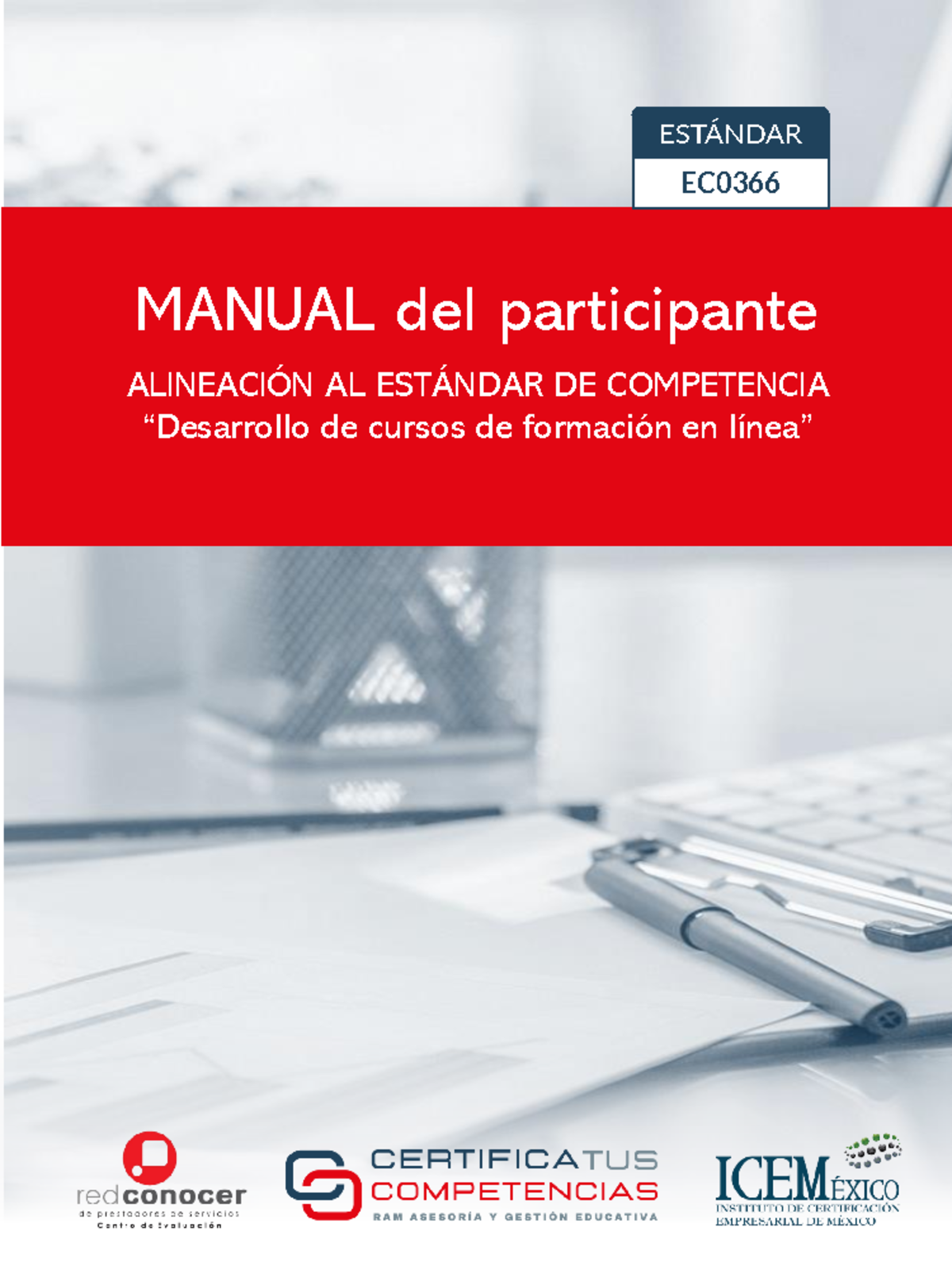 EC0366 Manual del Participante: Desarrollo de Cursos en Línea 2022 ...