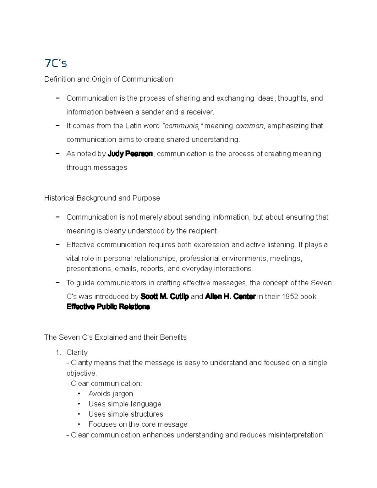 Pur Com-Midterms - Purpose of Communication Notes - Studocu