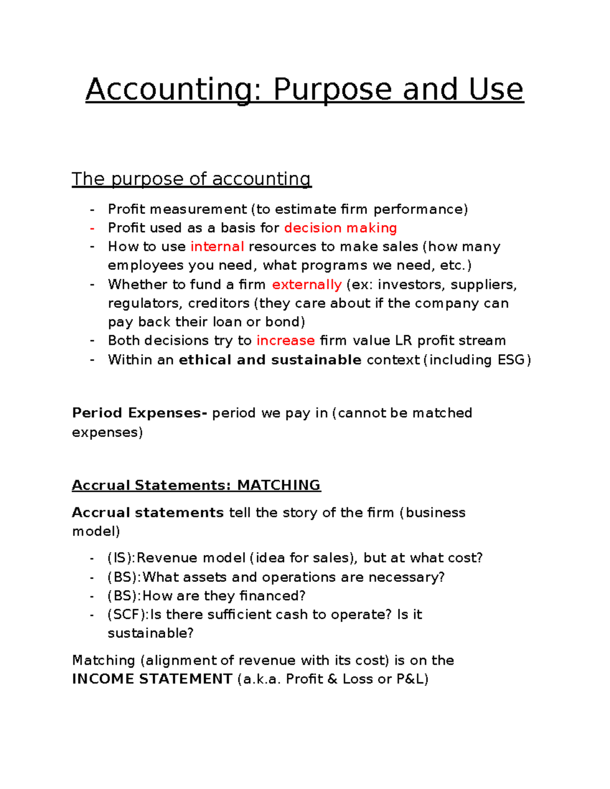 Accounting Principles and Practices: A Comprehensive Overview - Studocu