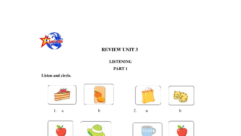 U3 - Unit 2 Listening & Reading Activities - Studocu