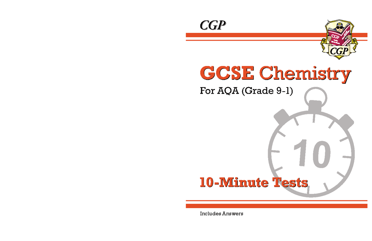 GCSE Chemistry AQA (Grade 9-1) - 10-Minute Tests Overview - Studocu