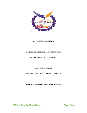 EET 200 Microeconomic Theory II revision questions and past papers ...