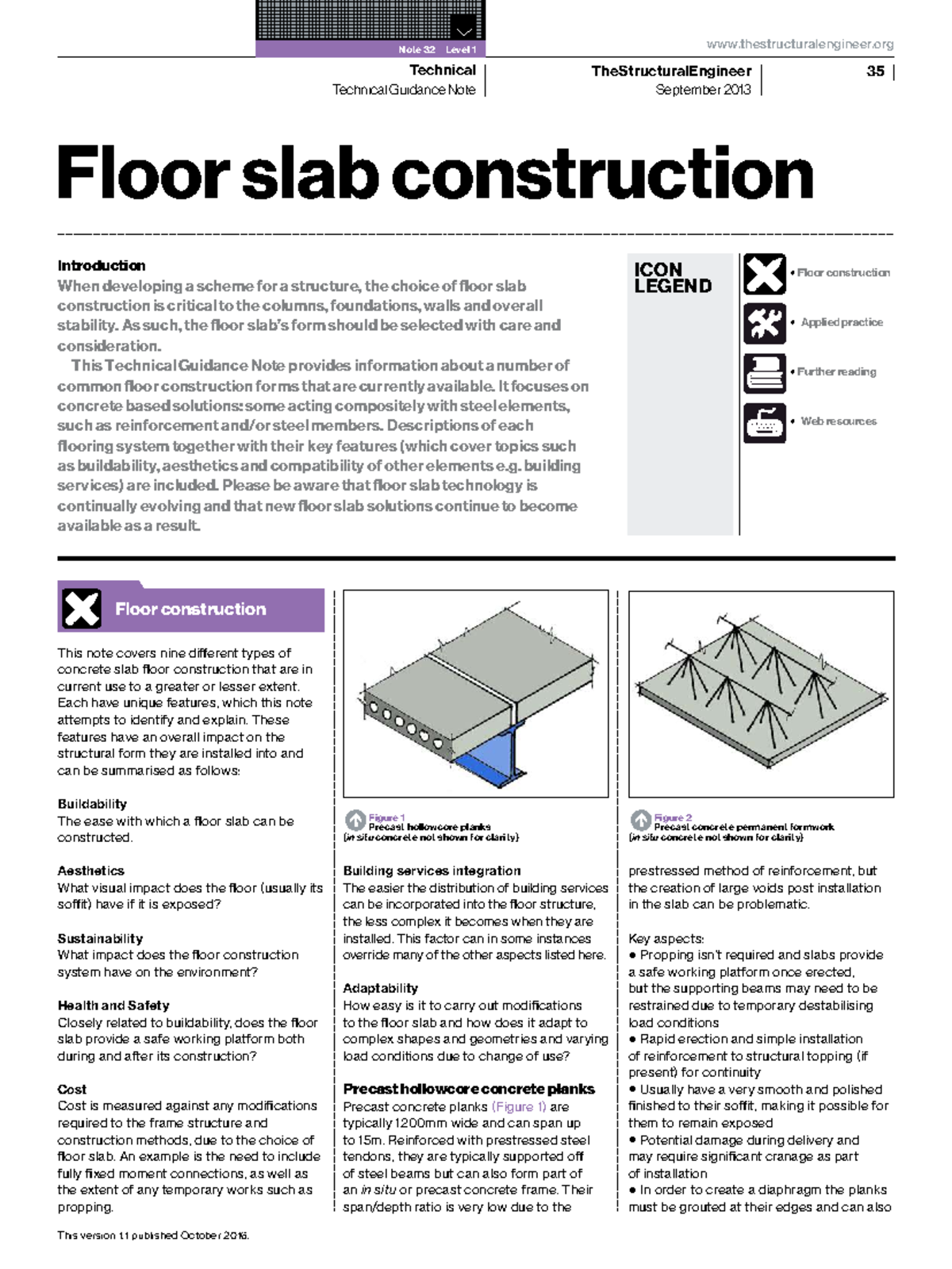 TGN 1 32 Floor Slab Construction: Technical Guidance Note - Studocu