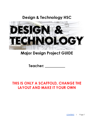 Design folio 2019 year 12 major updated - 31183065 Major Design Project ...