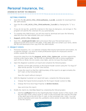 Instructions SC AC19 3b - City Tours Ltd. MAINTAINING A DATABASE ...