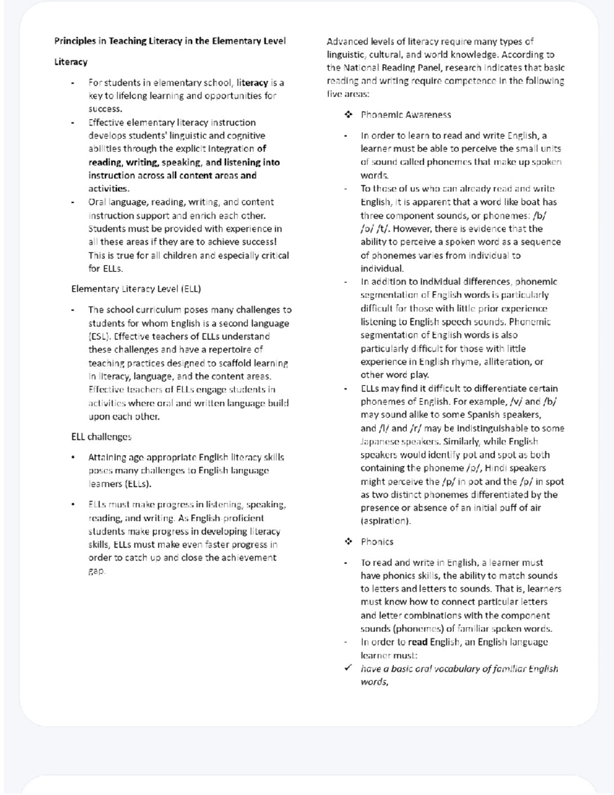 Understanding the five stages of reading development - ENG-2 notes ...