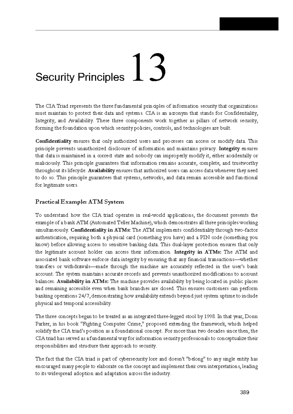 Mod5cc-4: Understanding the CIA Triad in Information Security - Studocu