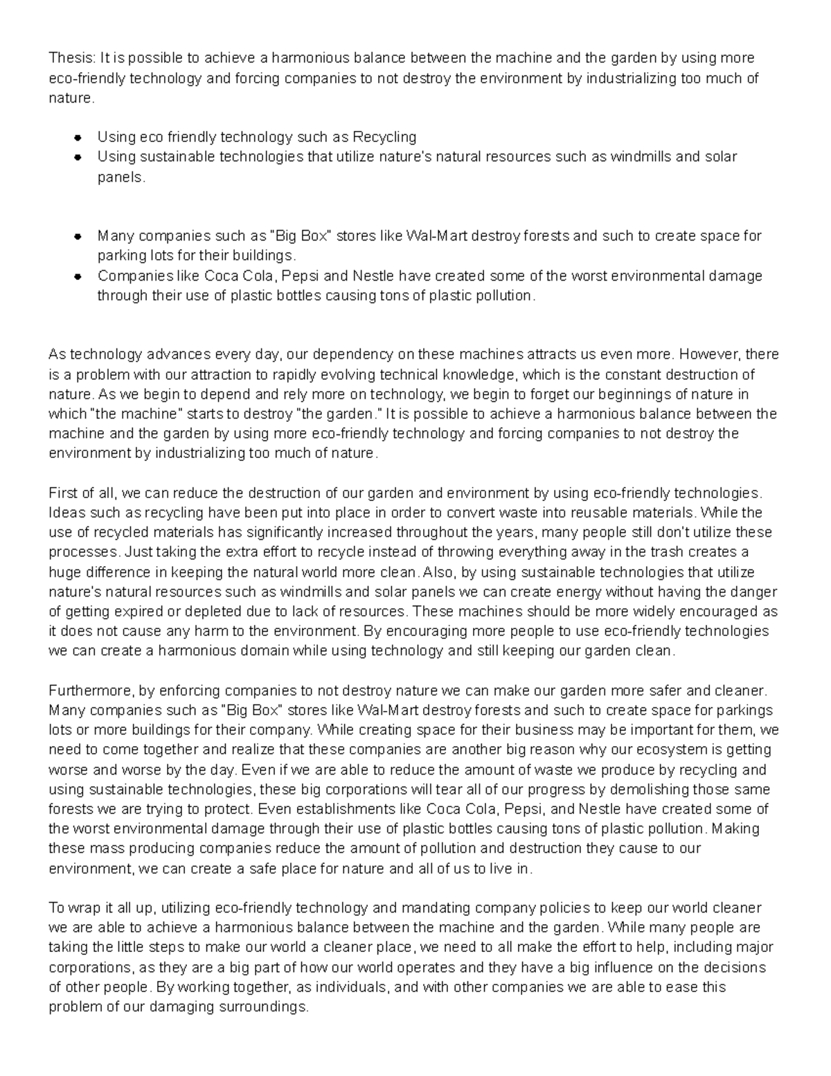 AP LANG Final Exam Essay - Thesis: It is possible to achieve a ...