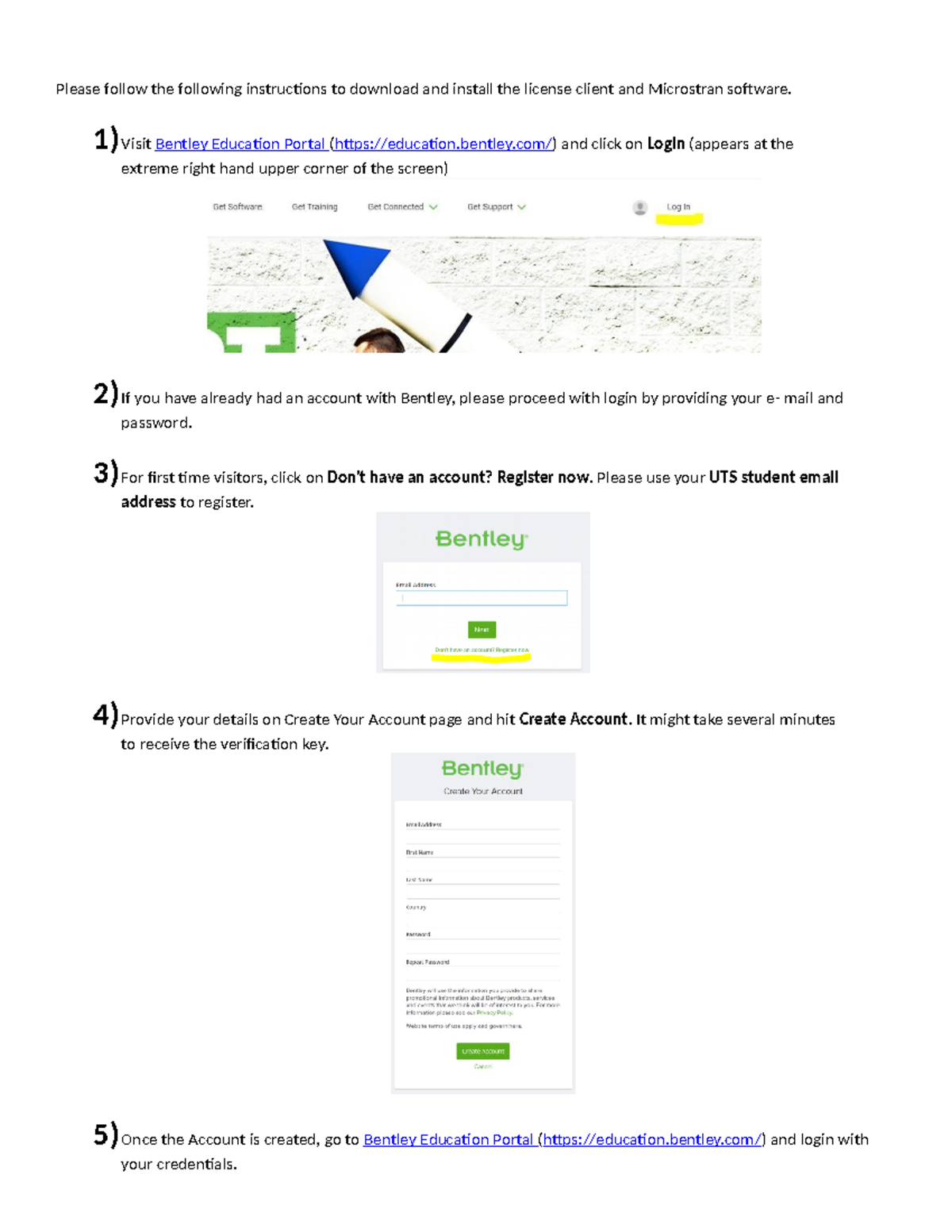 Microstran Software Download Instructions for UTS Students - Studocu