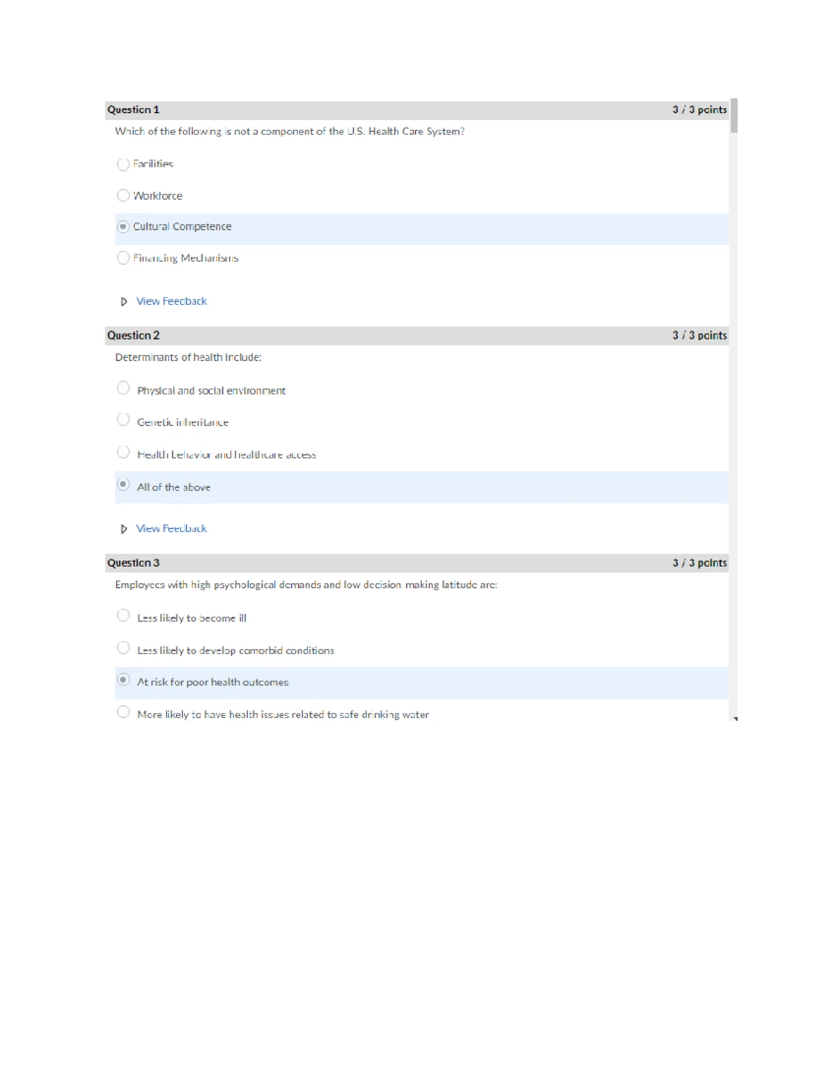 HCM 340 5-1 quiz - quiz - Shea Hile HCM 340: Quiz Southern New Hampshire University August 7 ...