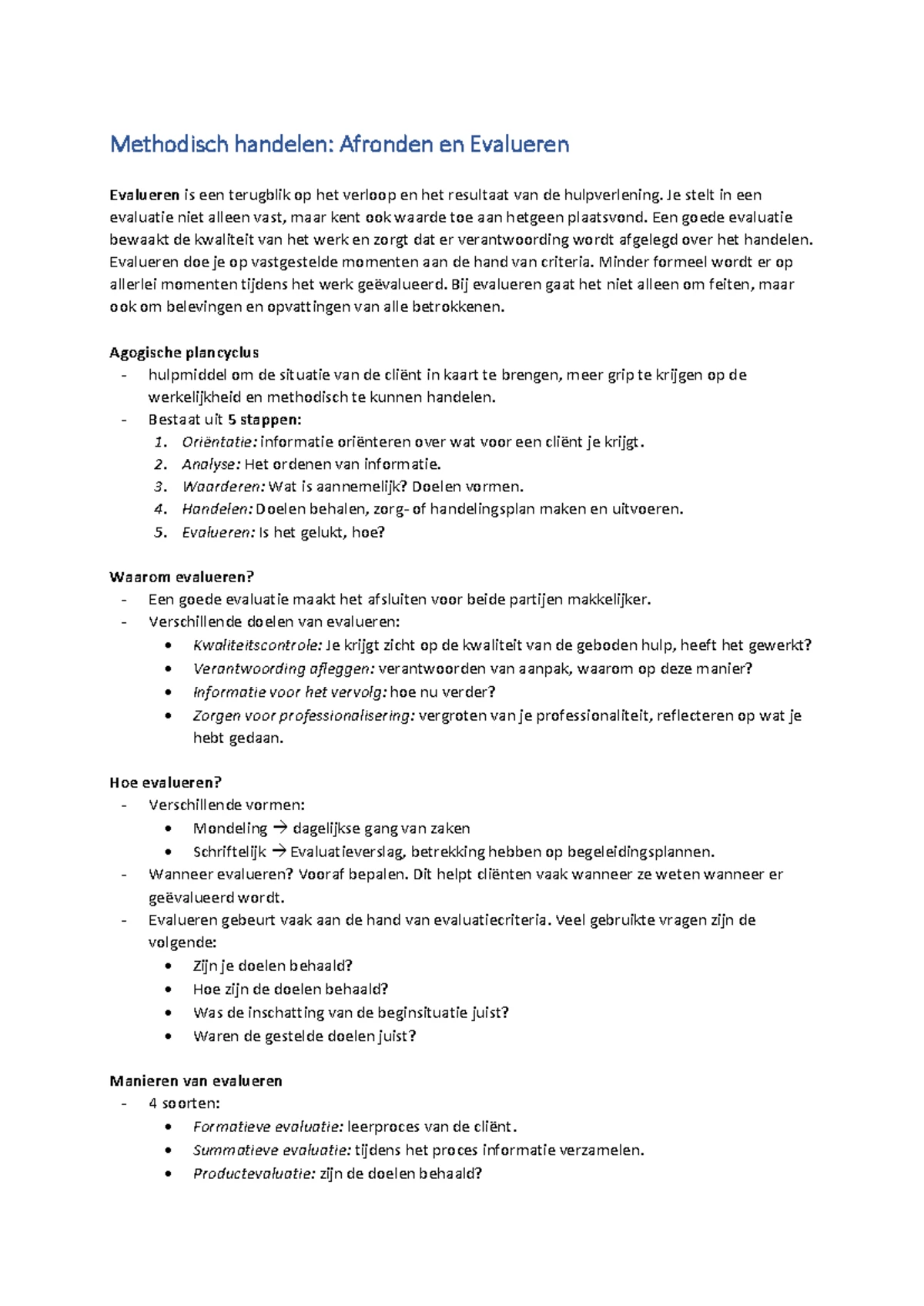 Social Work : 3 wereldenmodel met als beoordeling een 9 - 3 ...