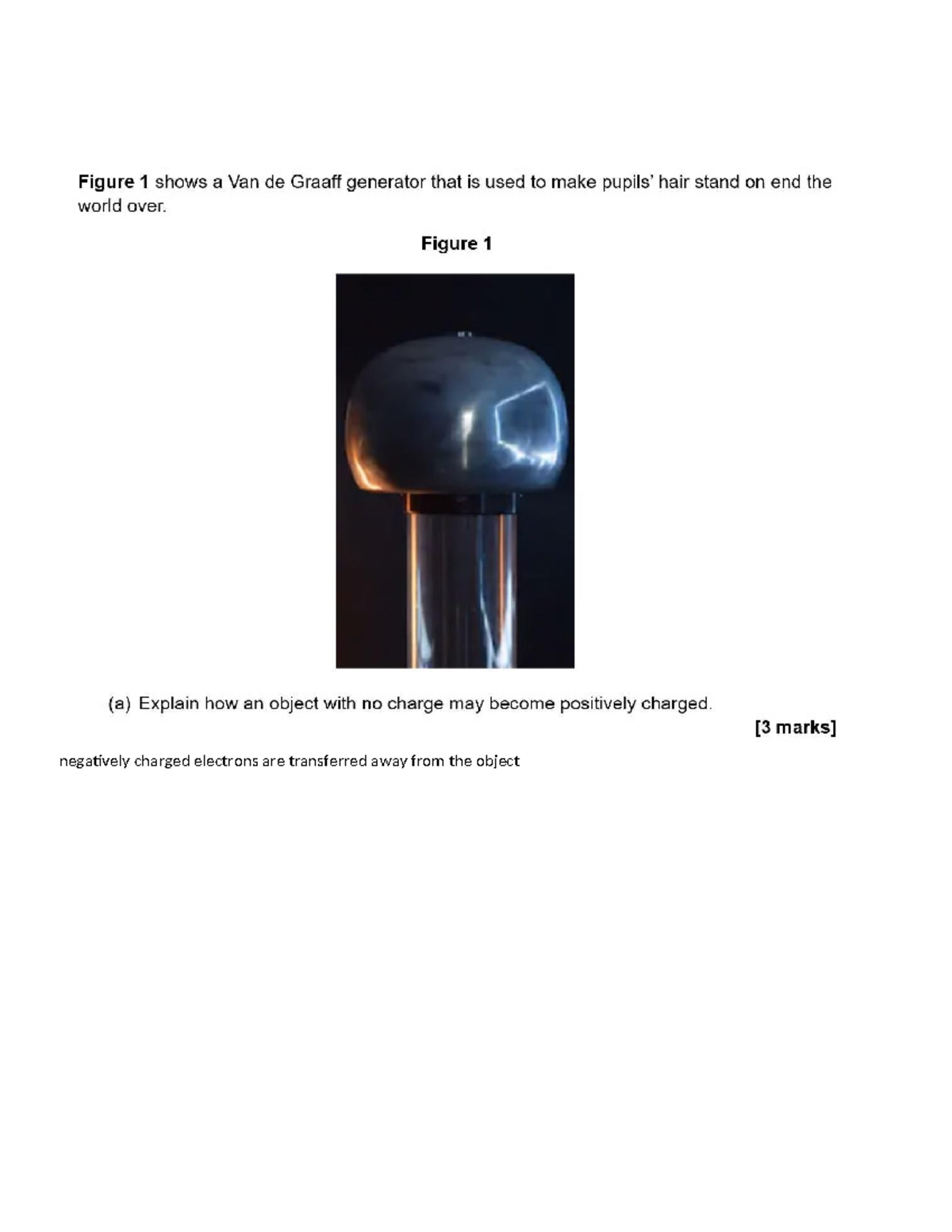 Static Electricity Questions (4. Medium) - Studocu