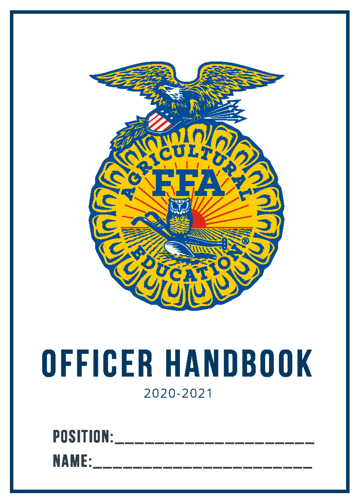 FFA Chapter Officer Handbook - Duties, Expectations, and Goals - Studocu