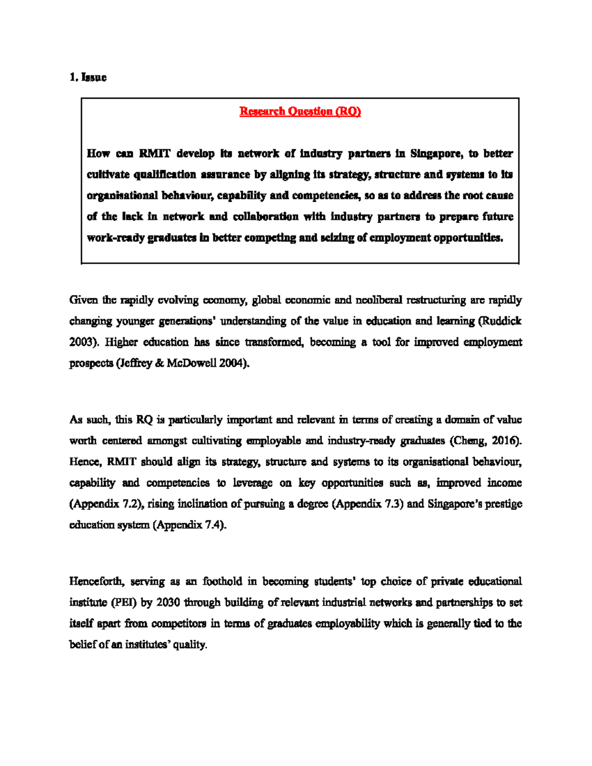 MIP A3 Report - Supposedly under the module of Strategy Builder ...