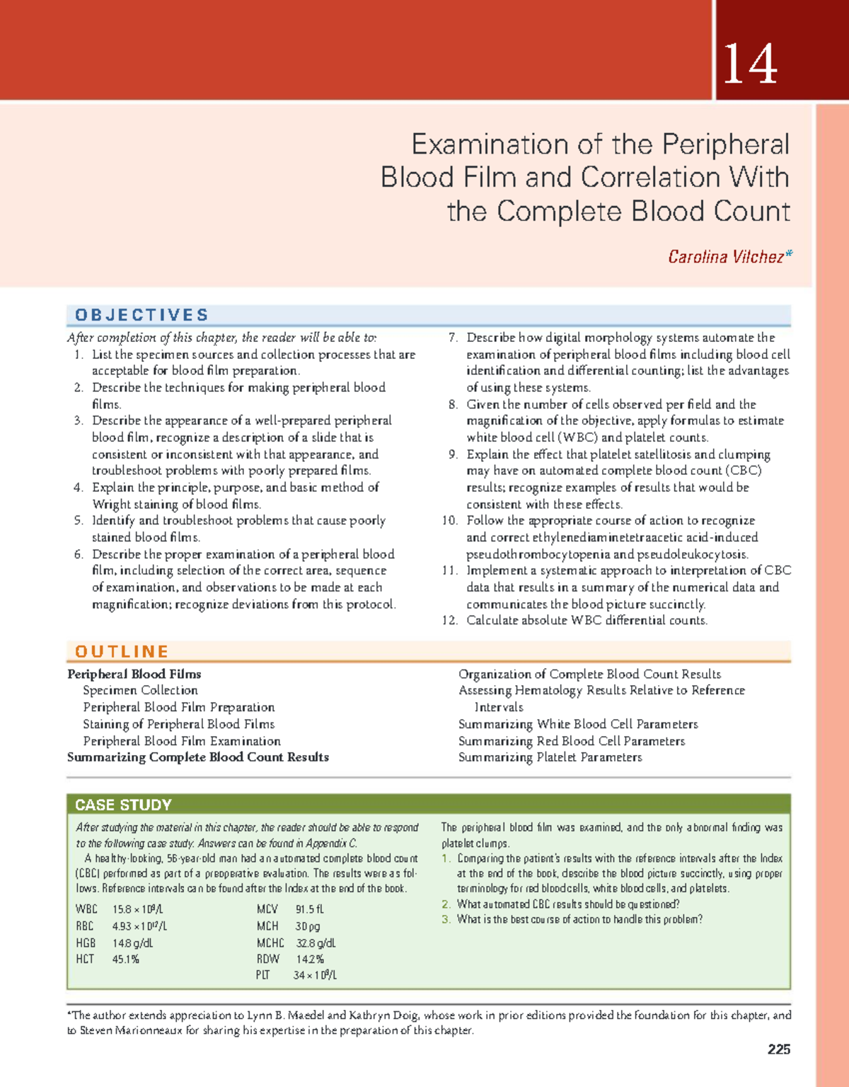 Examination of Peripheral Blood Film and CBC Analysis (14) - Studocu