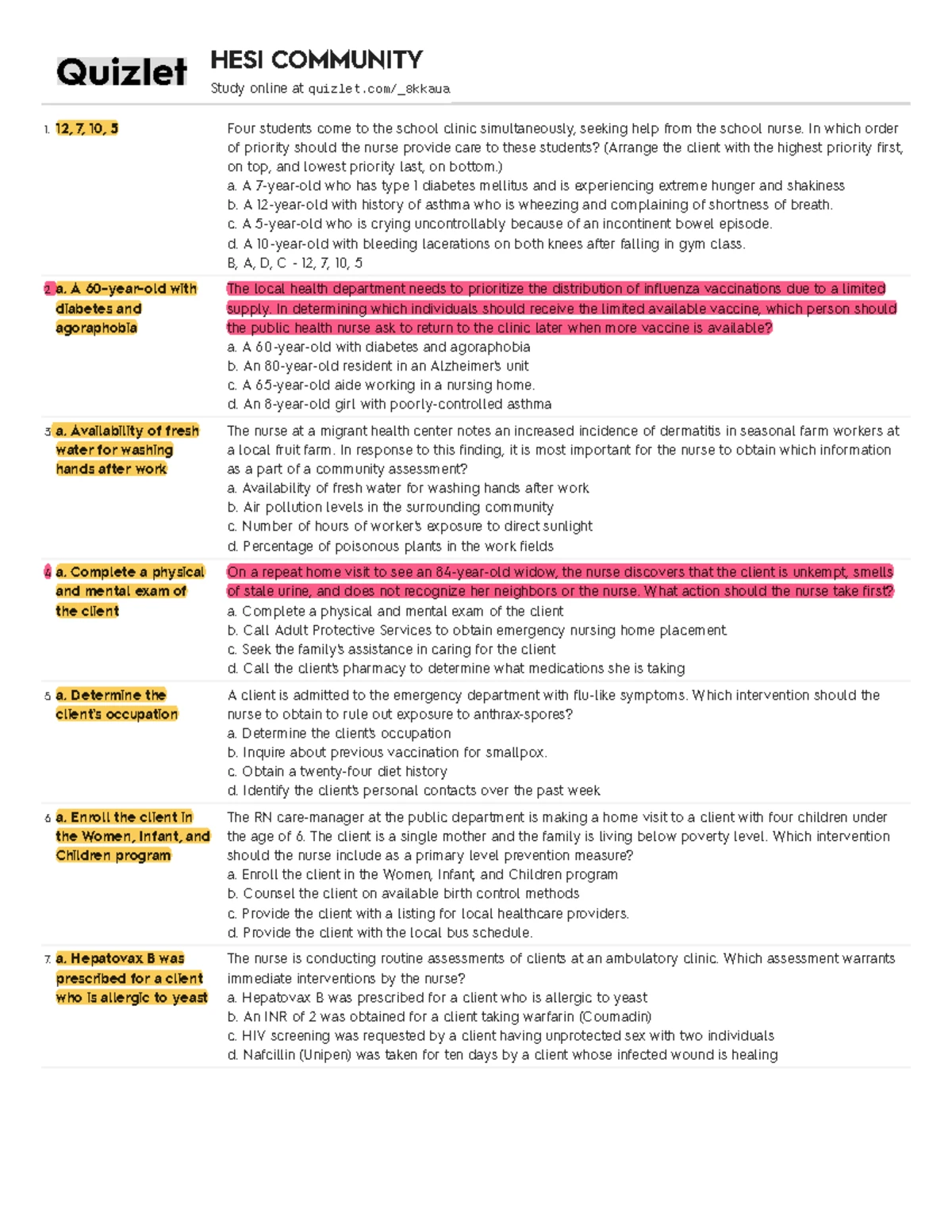 ATI Basic Concept Levels of Prevention - ACTIVE LEARNING TEMPLATES ...