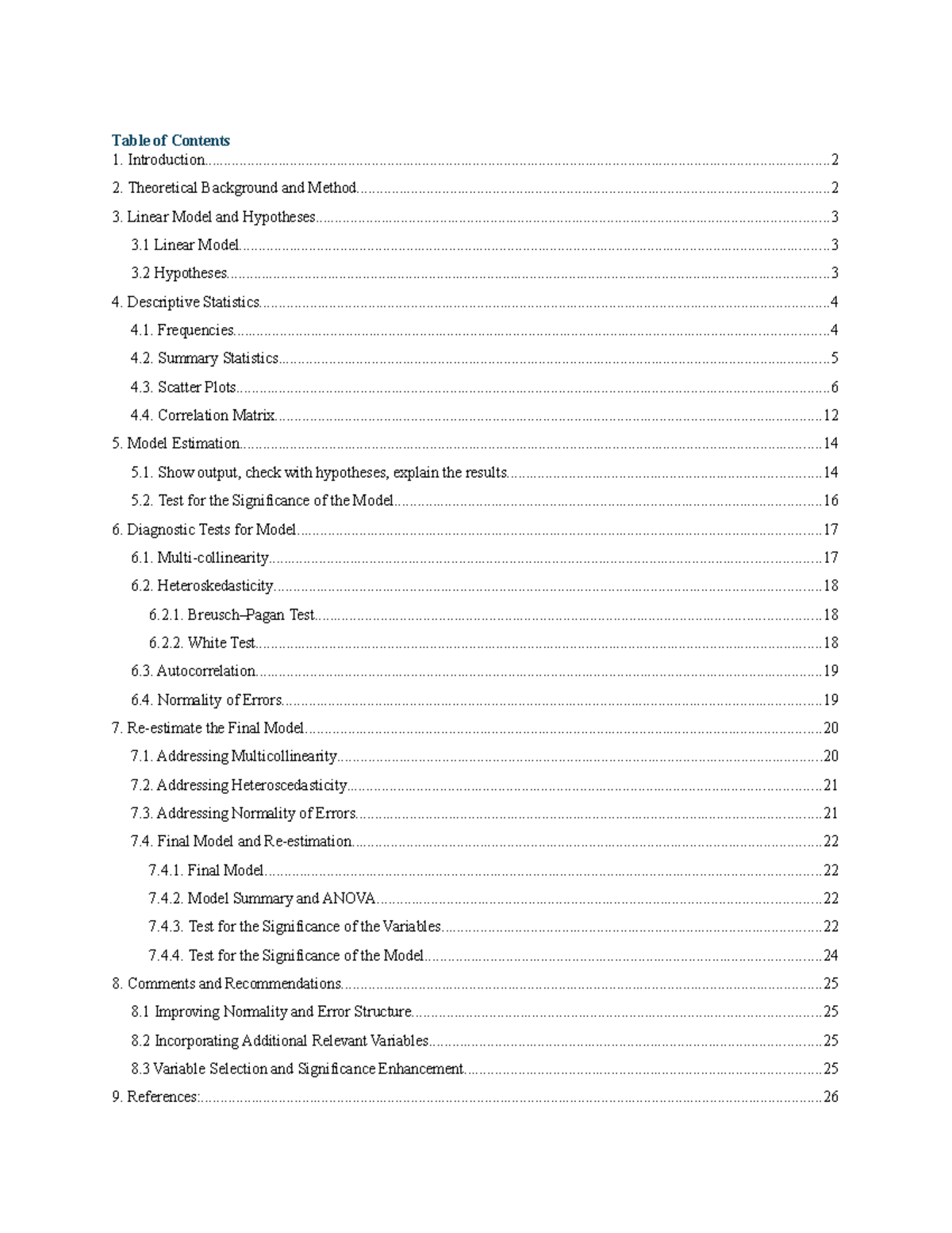Econ 101: Regression Analysis of Salary Determinants Report - Studocu