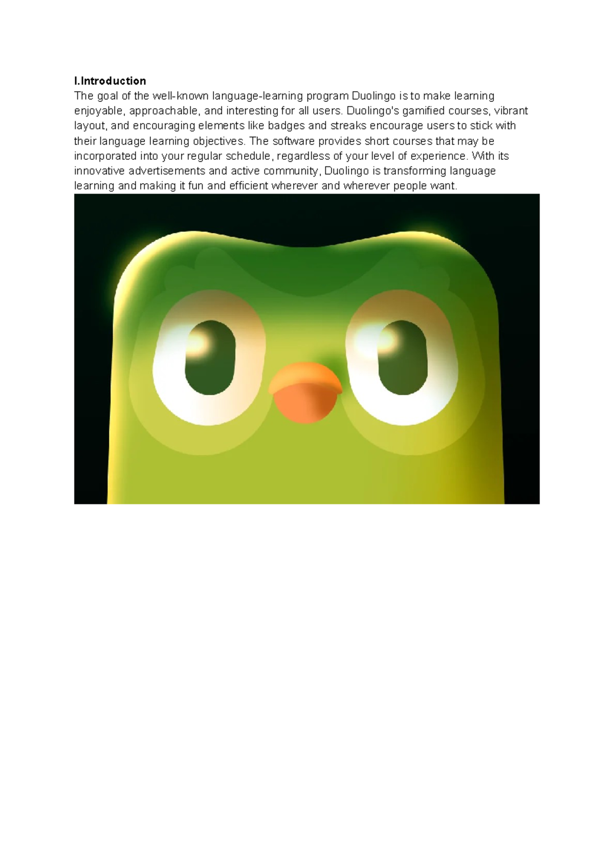 Duolingo User Experience Analysis: Empathy Map Insights - Studocu