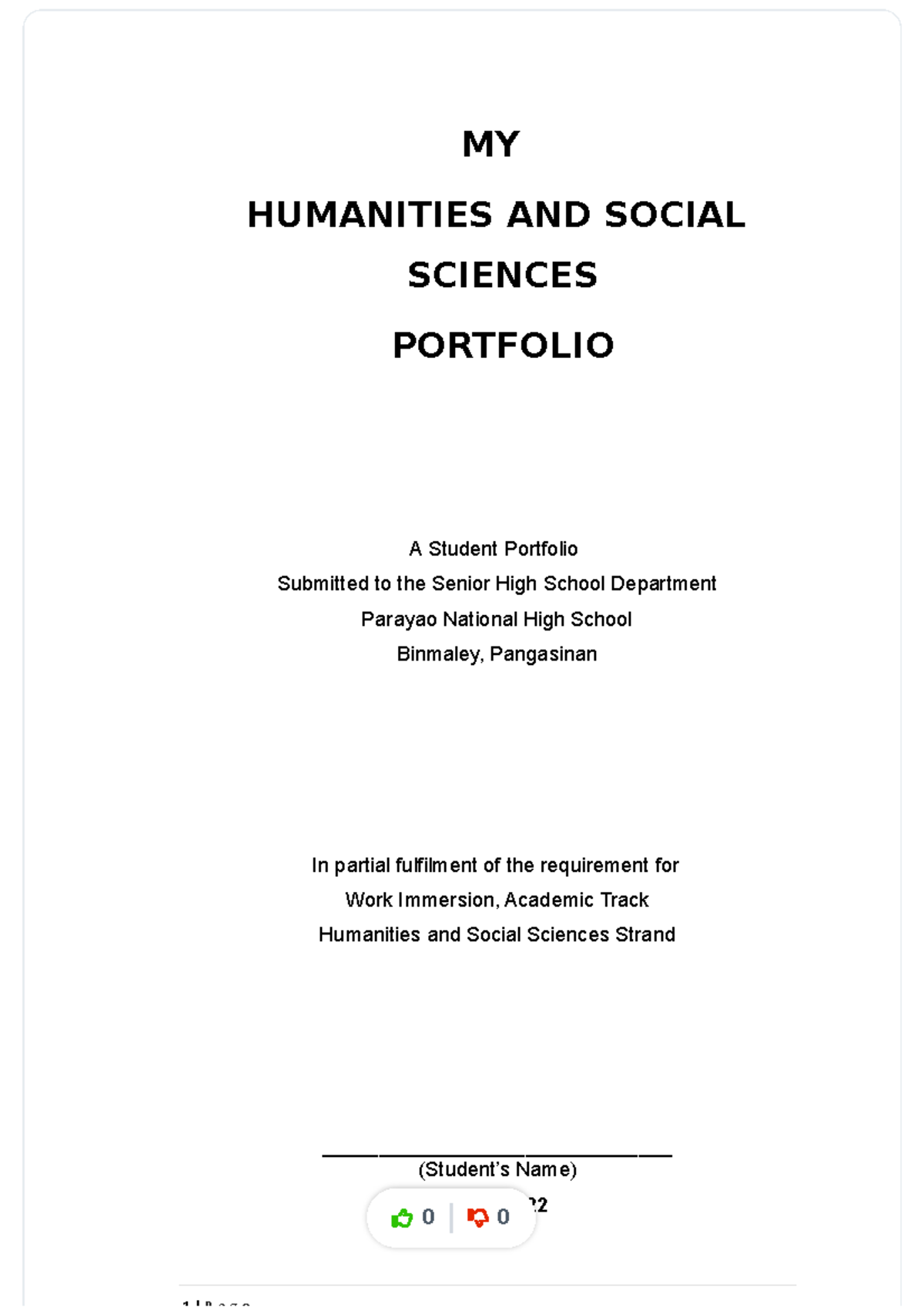 My-humss-portfolio-onsite-work-immersion compress - MY HUMANITIES AND ...