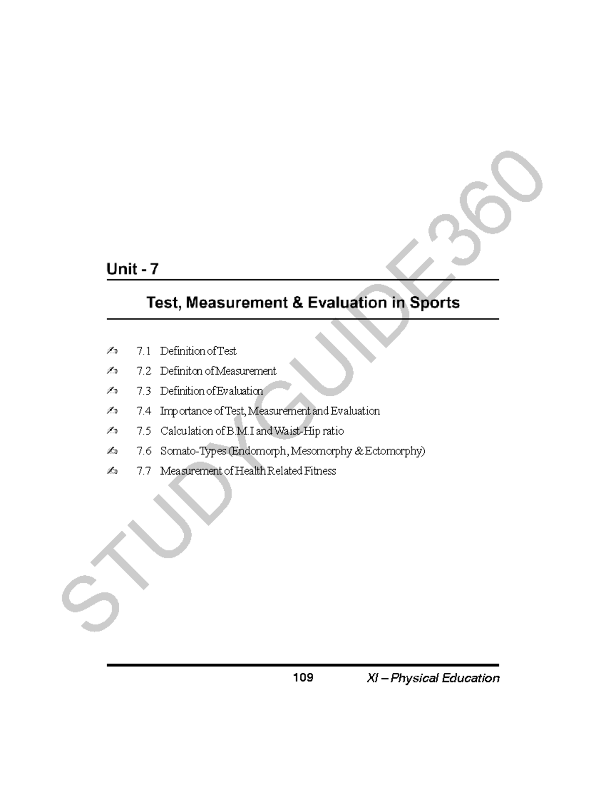Class 11 HPE Chapter 7: Test, Measurement & Evaluation Insights - Studocu