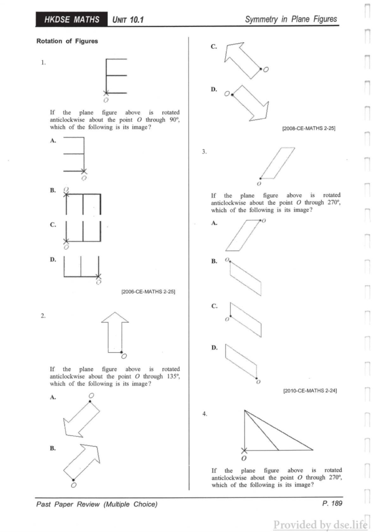 LLON VYR Unit 10.2 Angles in Plane Figures - Past Paper Review - Studocu