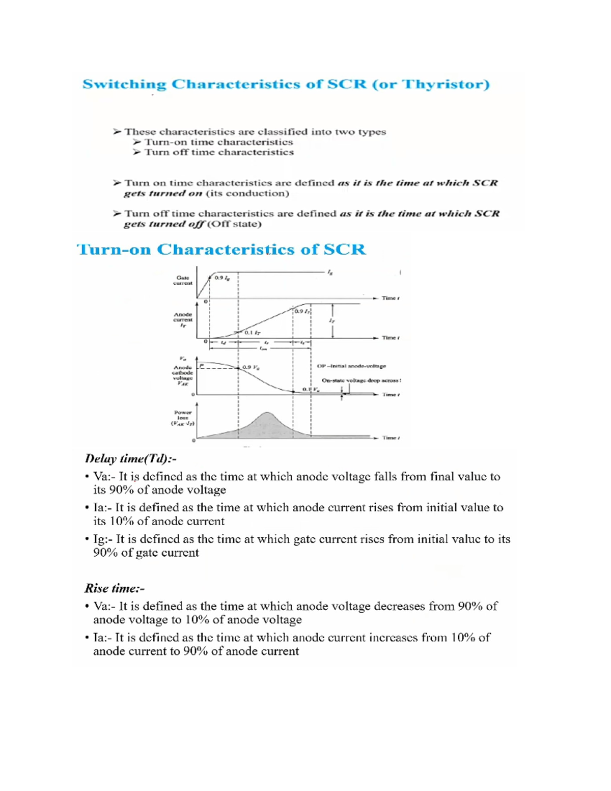 APEC GTO - Switching Characteristics of Gate Turn Off Thyristors - Studocu