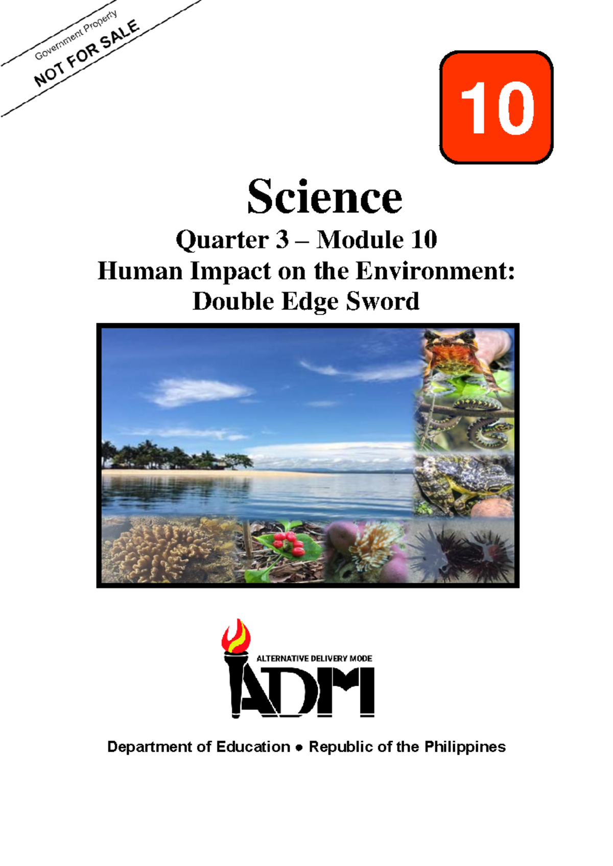 Science 10 Q3 Module 10: Human Impact on the Environment Analysis - Studocu
