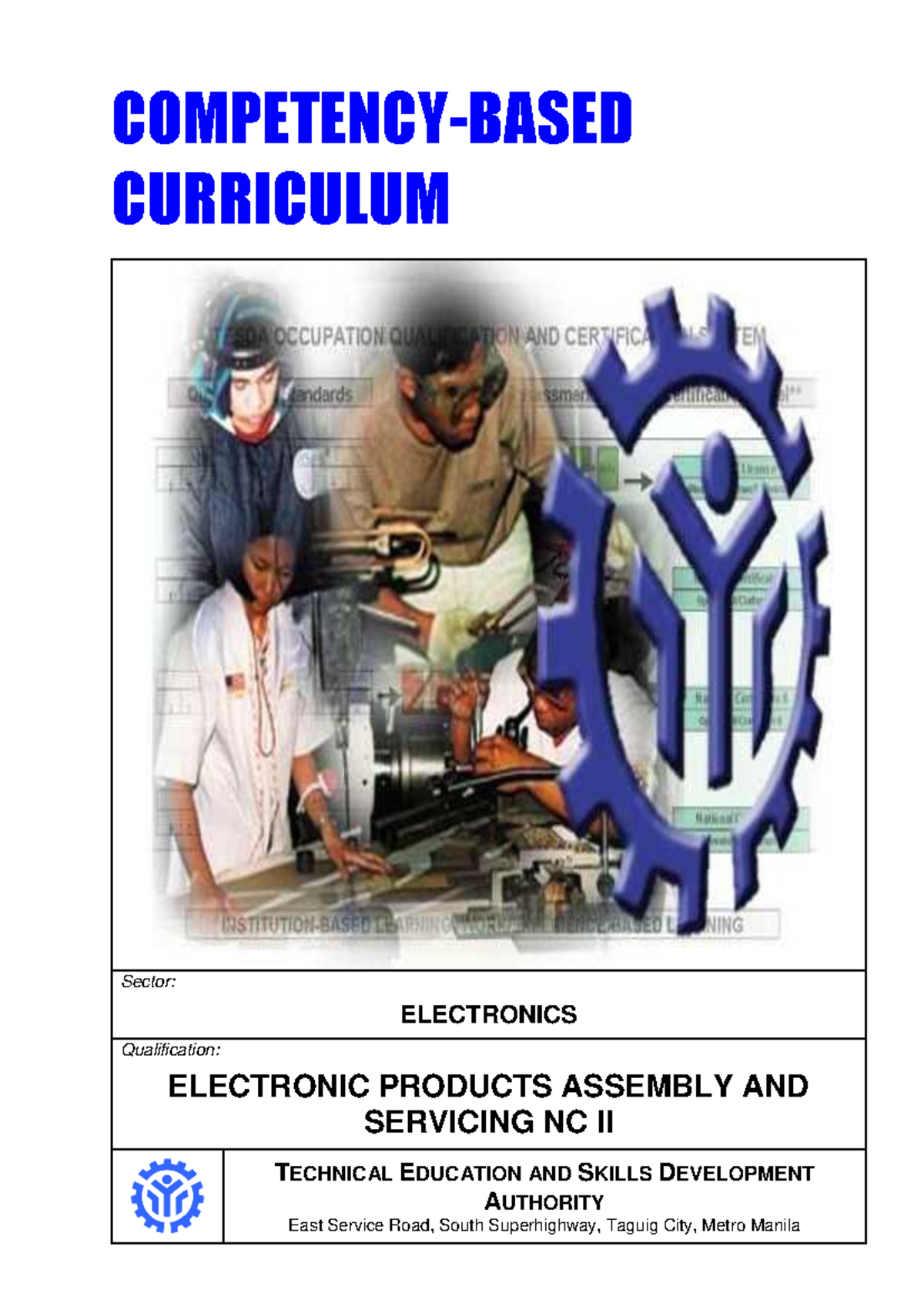 CBC-Electronics Products Assembly and Servicing NC II Course Design and ...