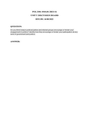 UNIT 2 TEST - Unit 2 test and answers - Review Test Submission: Unit II ...