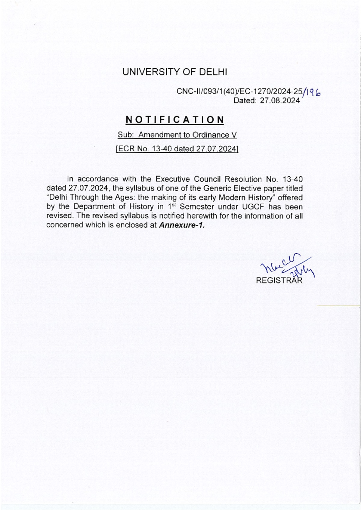 DTA Sem 1 - History of Delhi: Course Syllabus & Learning Objectives ...