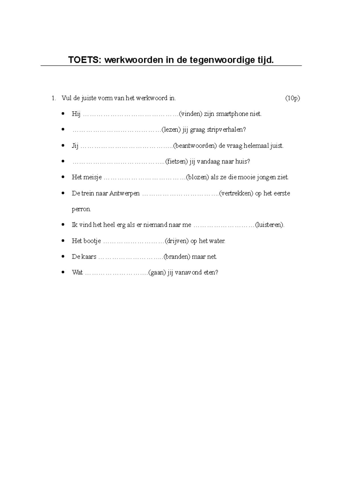 Schema woordsoorten - Schema woordsoorten Woordsoort Uitleg Voorbeelden ...