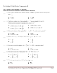 Pre-Calculus - Grade: 12 - High School - Canada - Studocu
