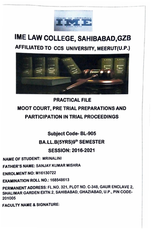 LLB - CCS University - Studocu