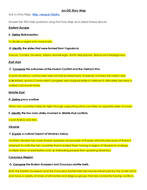 2.2 Consequences of Population Distribution AP Human Geo - Topic 2 ...