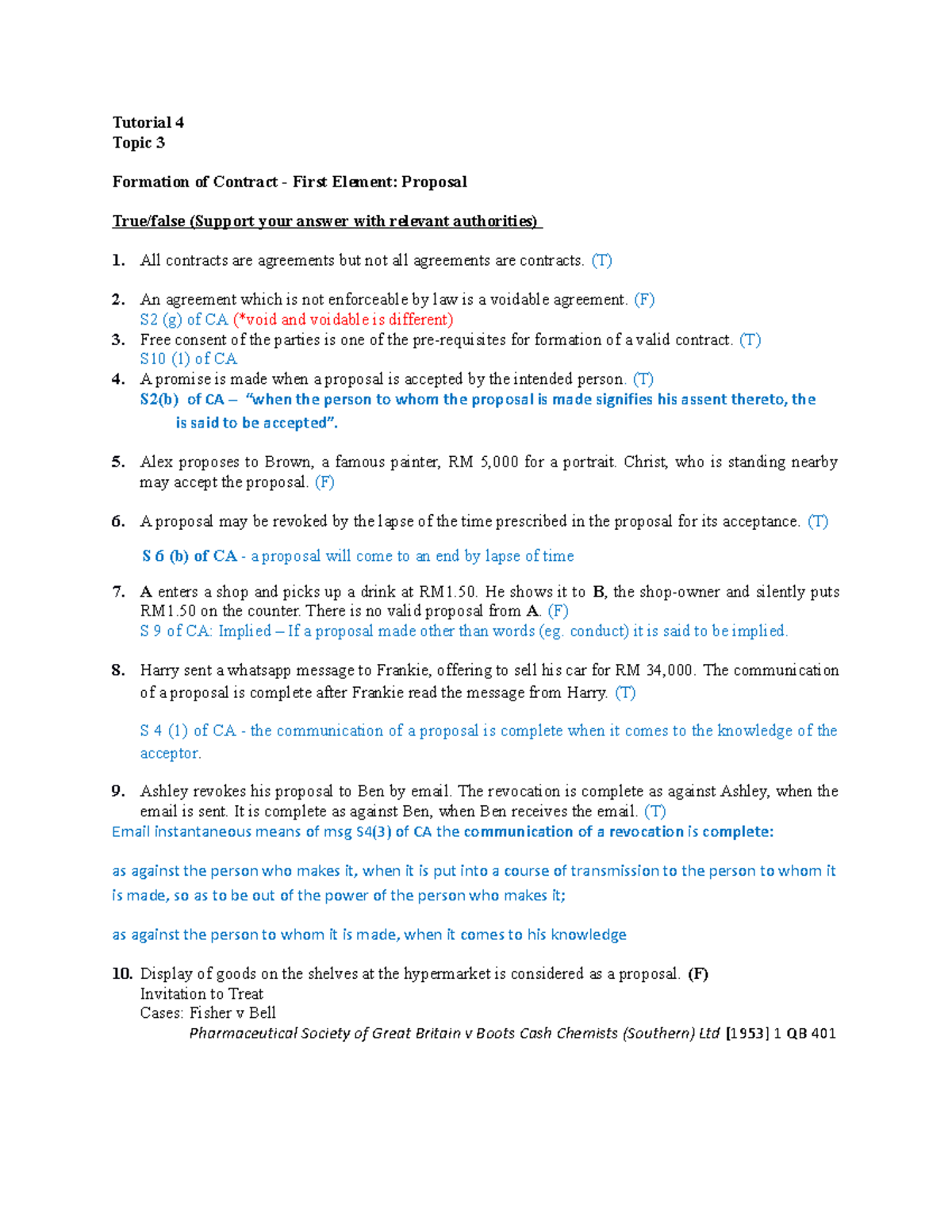 TUT 4 - Topic 3 (PART A) - GPoL - Tutorial 4 Topic 3 Formation of ...