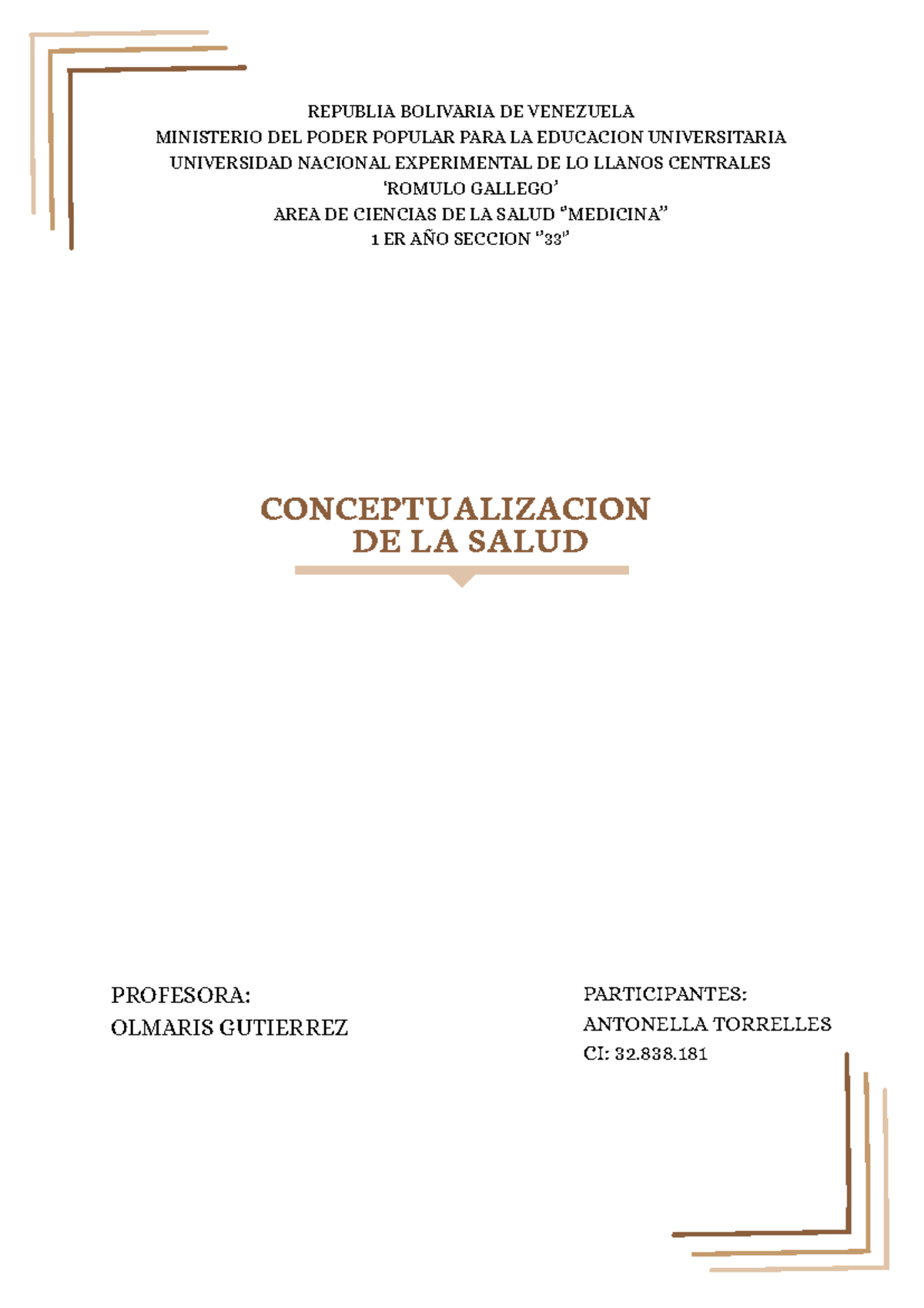 Conceptualización de la Salud - 1er Año - Medicina Preventiva - Studocu