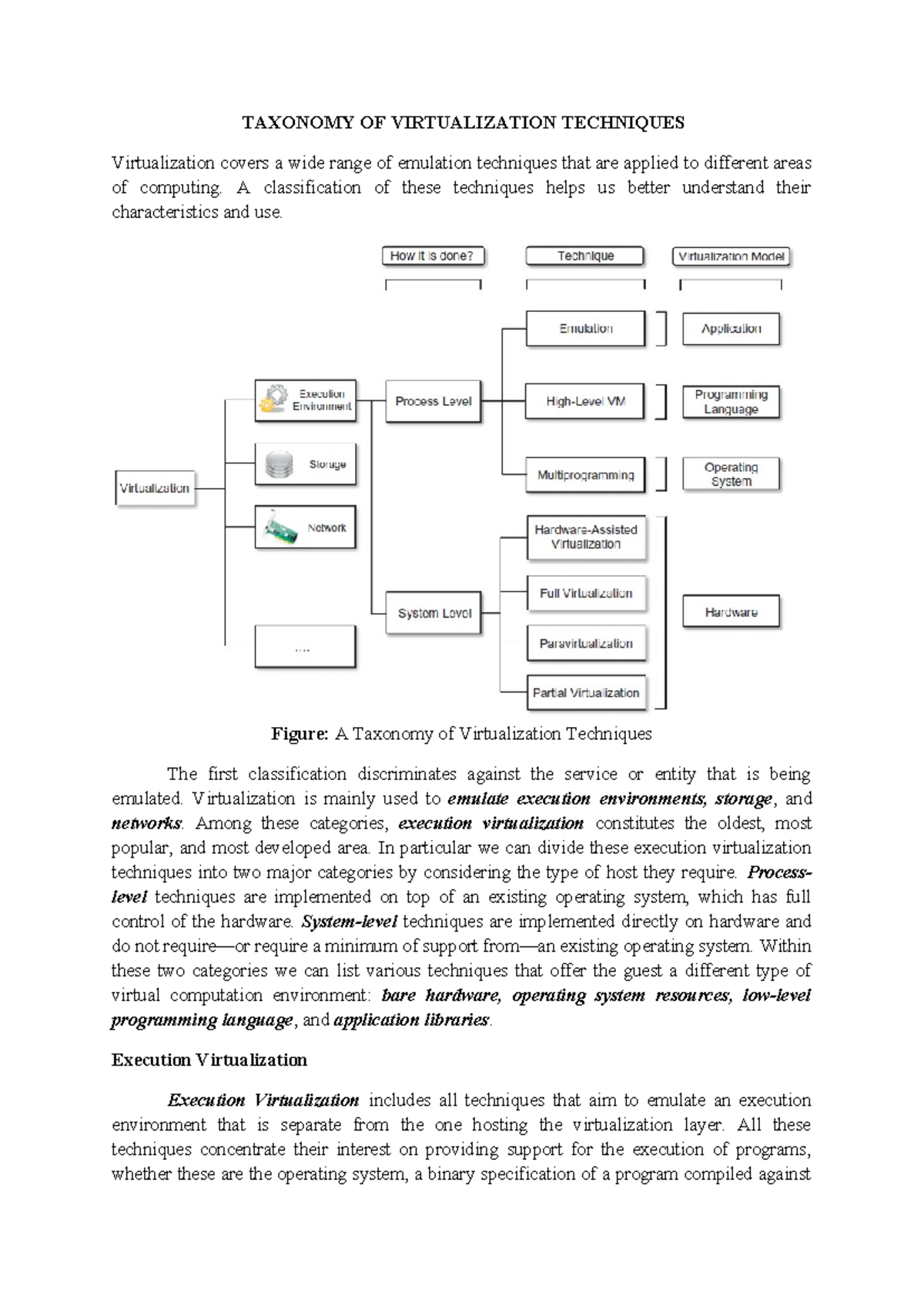 3 - Taxonomy of Virtualization Techniques in Cloud Computing - Studocu