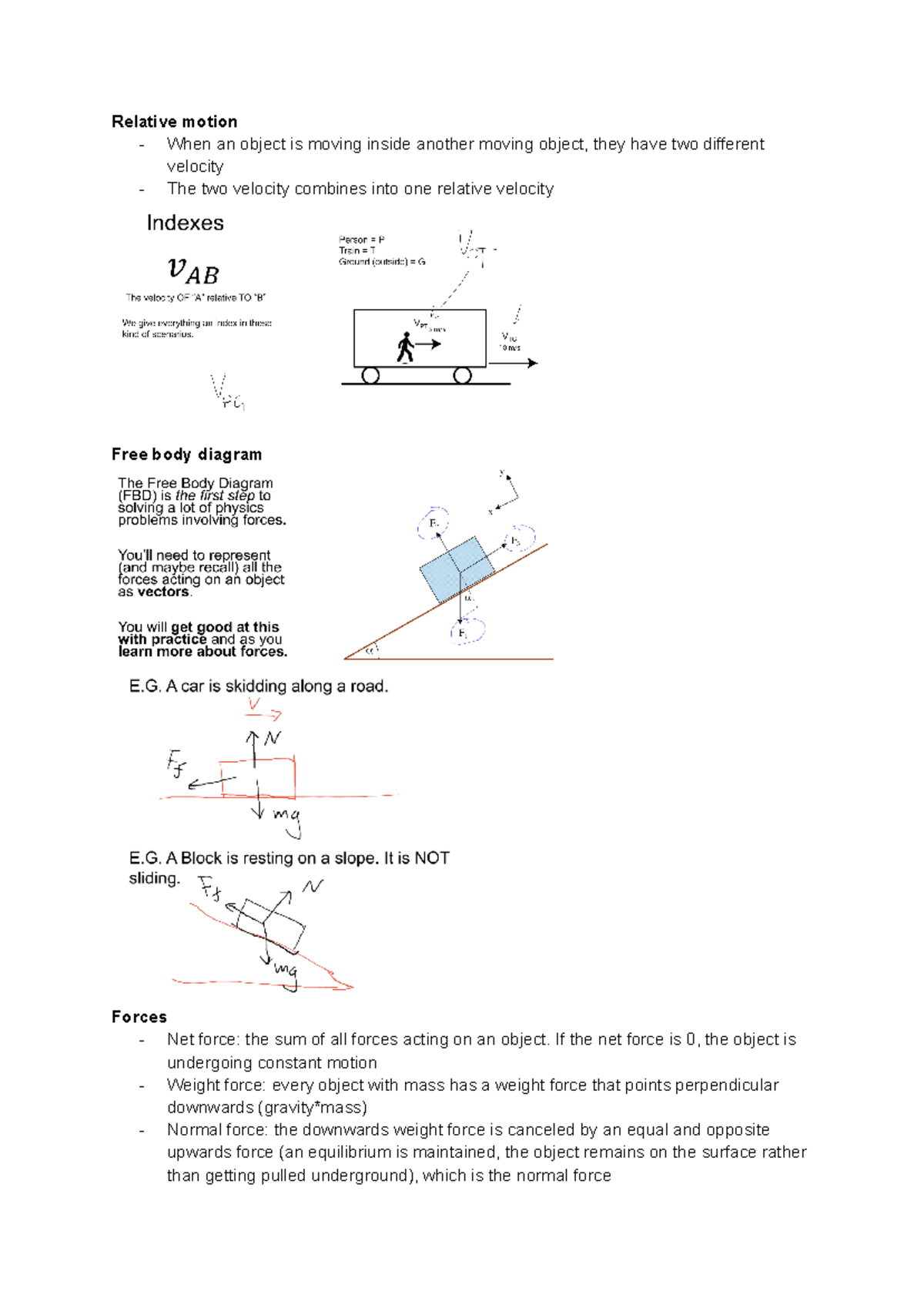Physic Forces and Projectile Motion - Relative motion - When an object ...