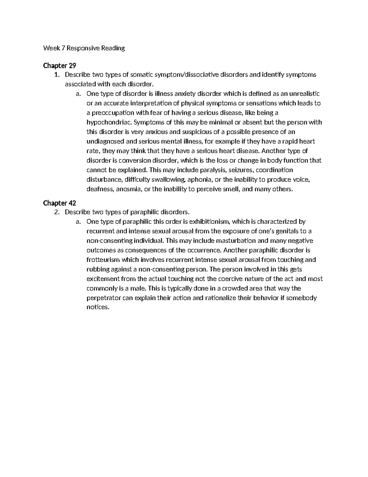 Responsive Reading Week 7 - Week 7 Responsive Reading Chapter 29 1 ...