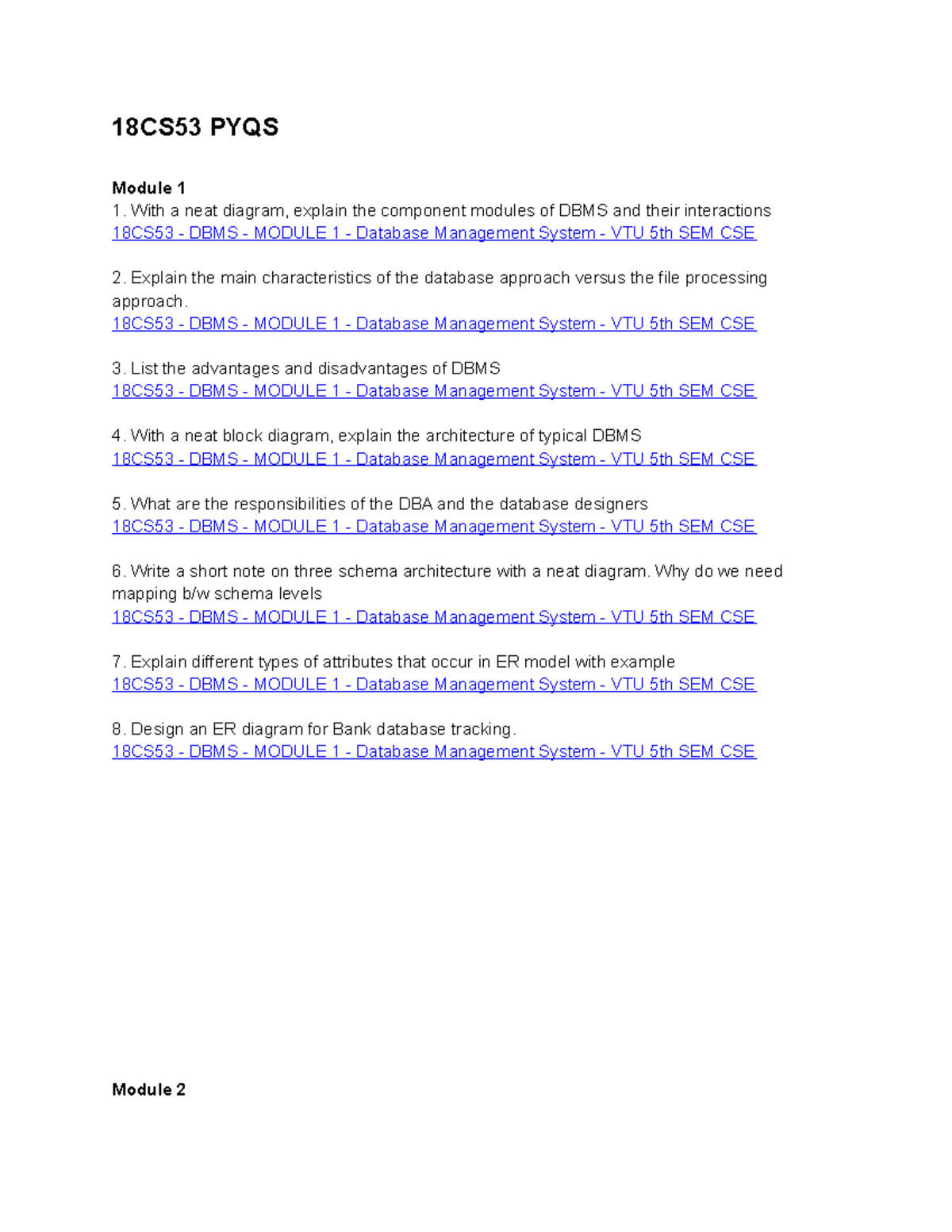 18CS53 IMP qstns PYQs - 18CS53 PYQS Module 1 With a neat diagram ...