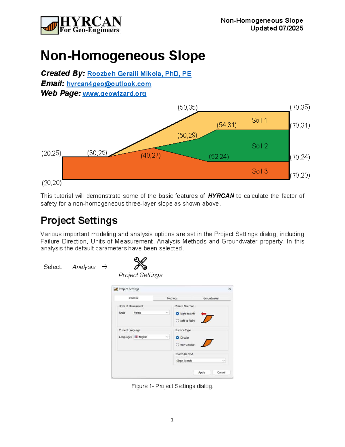 Slope Analysis Tutorial for HYRCAN Software (Tutorial 01) - Studeersnel
