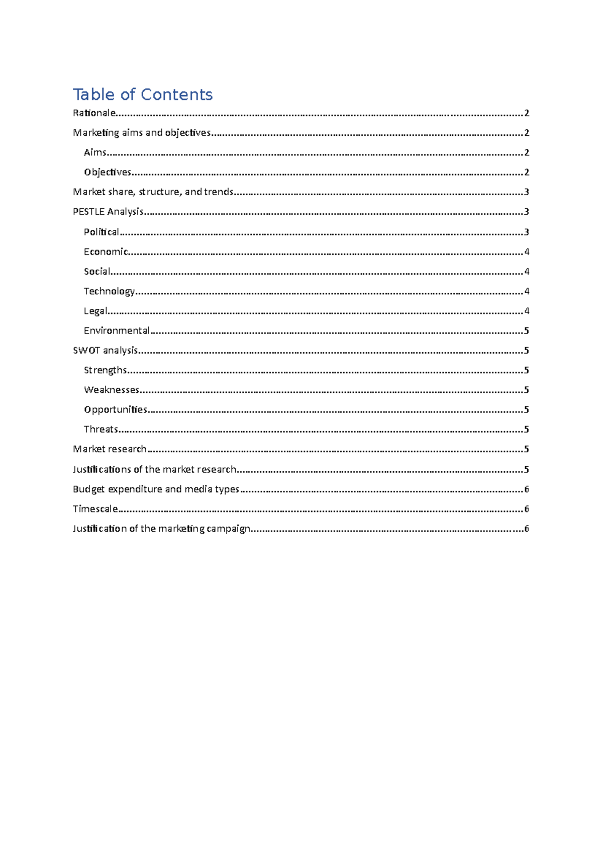 Unit 2 mock exam 2 - part B - Table of Contents - Studocu