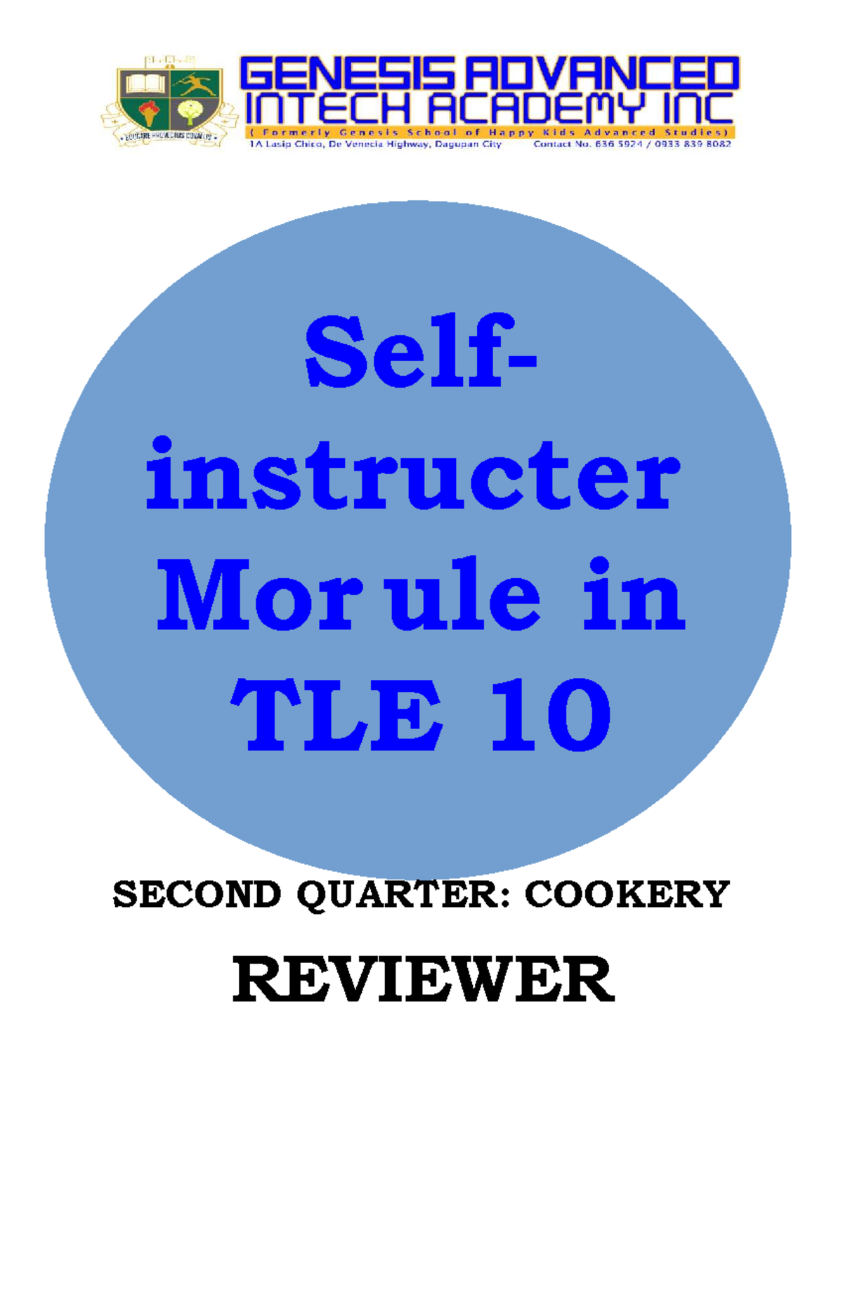 TLE 10: Second Quarter Cookery Module - Vegetable Preparation ...