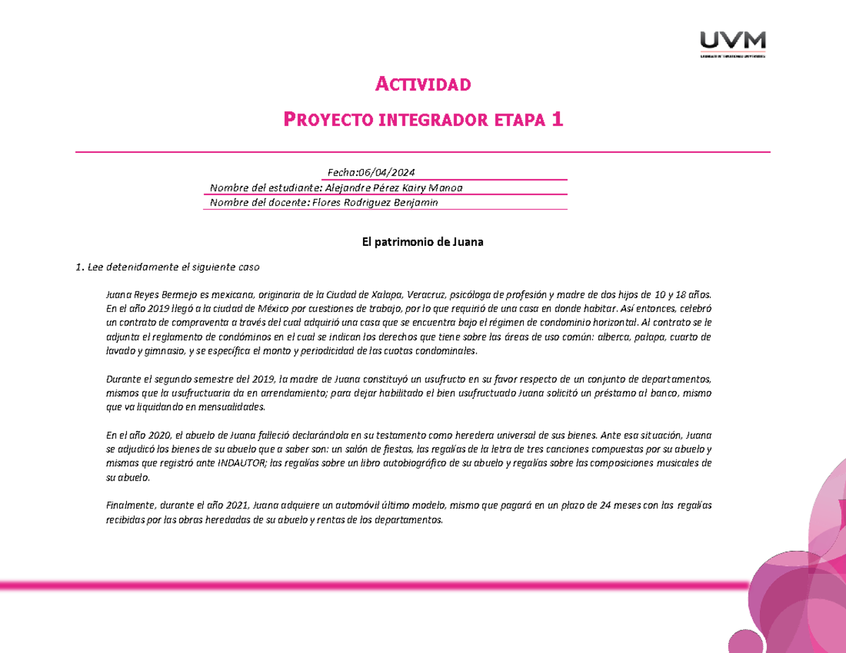 A3. KMAP - Proyecto integrador etapa 1 - ACTIVIDAD PROYECTO INTEGRADOR ...